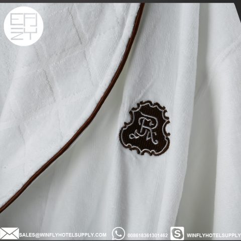 Luxury Embroidered Robes-Custom Monogrammed Spa Bathrobes