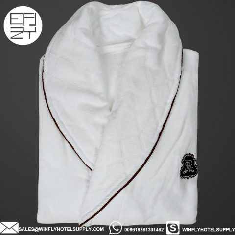 Luxury Embroidered Robes-Custom Bathrobes with Logo