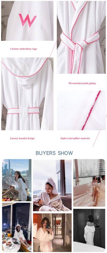 Custom Bathrobes | Luxury Hotel Robes Personalized - Winfly