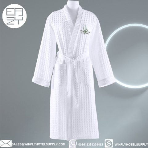 Wholesale Waffle Robes-Personalized Waffle Bathrobes